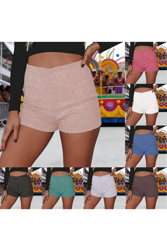 Rhinestone Mesh Shorts