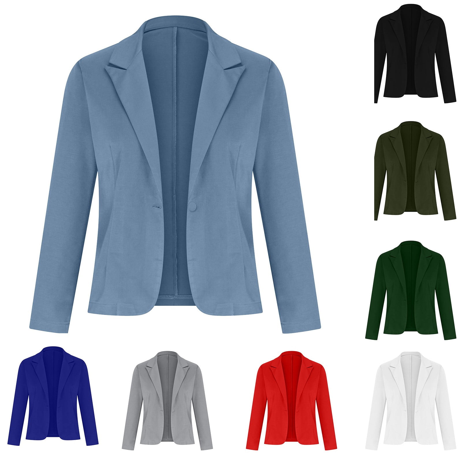 TrendOFT Fitted Blazers for Women Business Casual Blazers Open Front ...