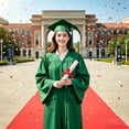 TrendOFT Graduation Gowns Adult Matte Woven Pocketed Academic Robe ...