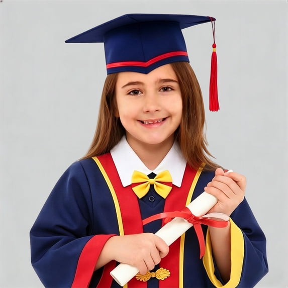TrendOFT Kids Graduation Gowns Children Graduation Robe Bachelor Cap ...