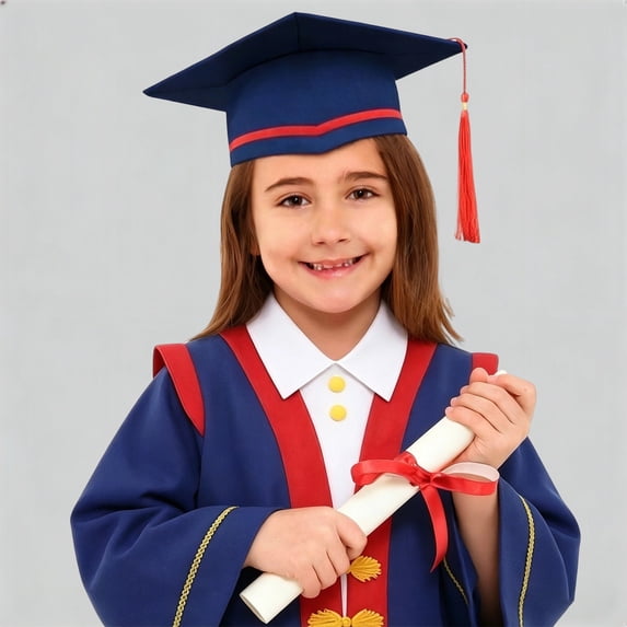 TrendOFT Kids Graduation Gowns Children Graduation Robe Bachelor Cap ...