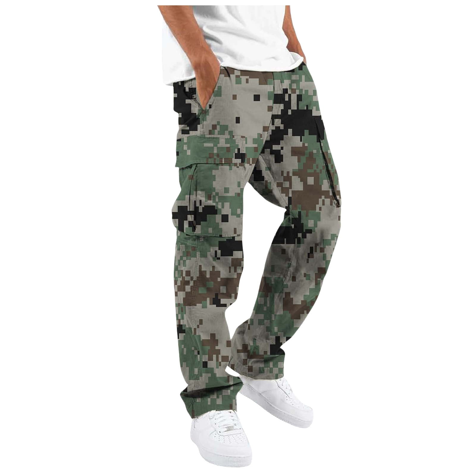 TrendOFT Mens Camouflage Cargo Pants Military Army Combat Cargo ...