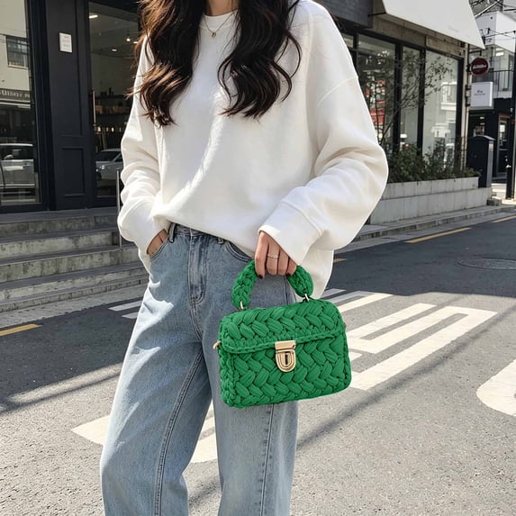 TrendOFT Purses For Women Women Woven Handbag Multifunctional Tote ...
