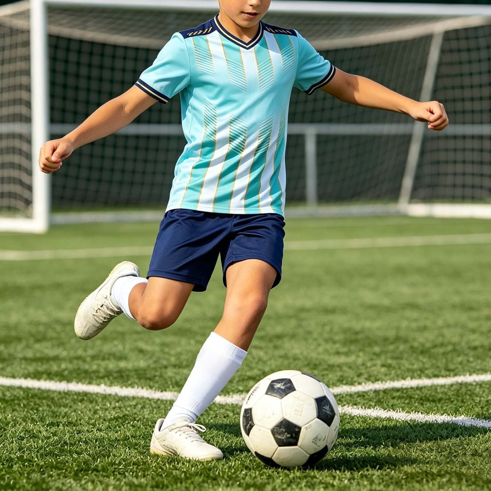 TrendOFT Soccer Uniforms Kids Adults Short Sleeve Training Breathable ...
