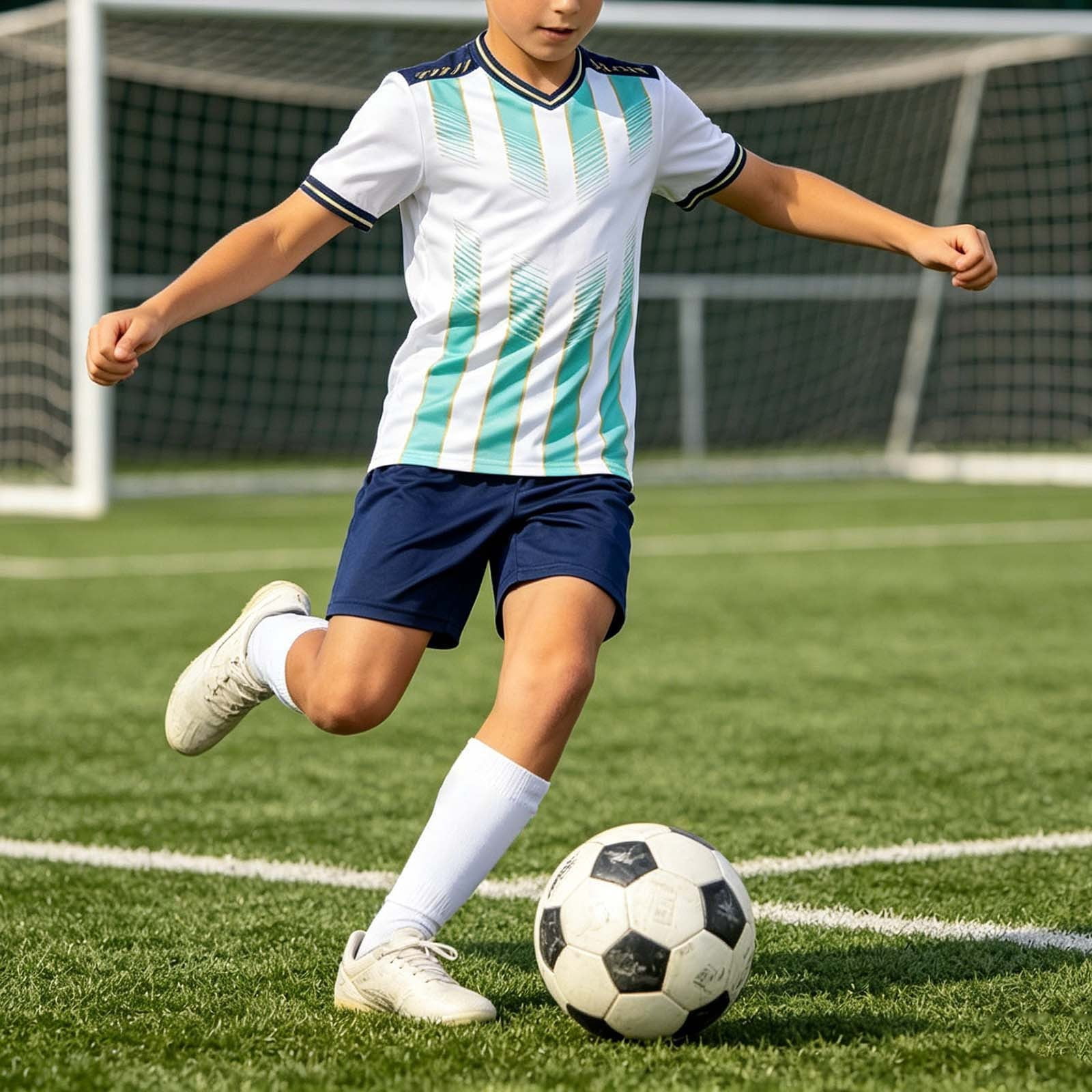 TrendOFT Soccer Uniforms Kids Adults Short Sleeve Training Breathable ...