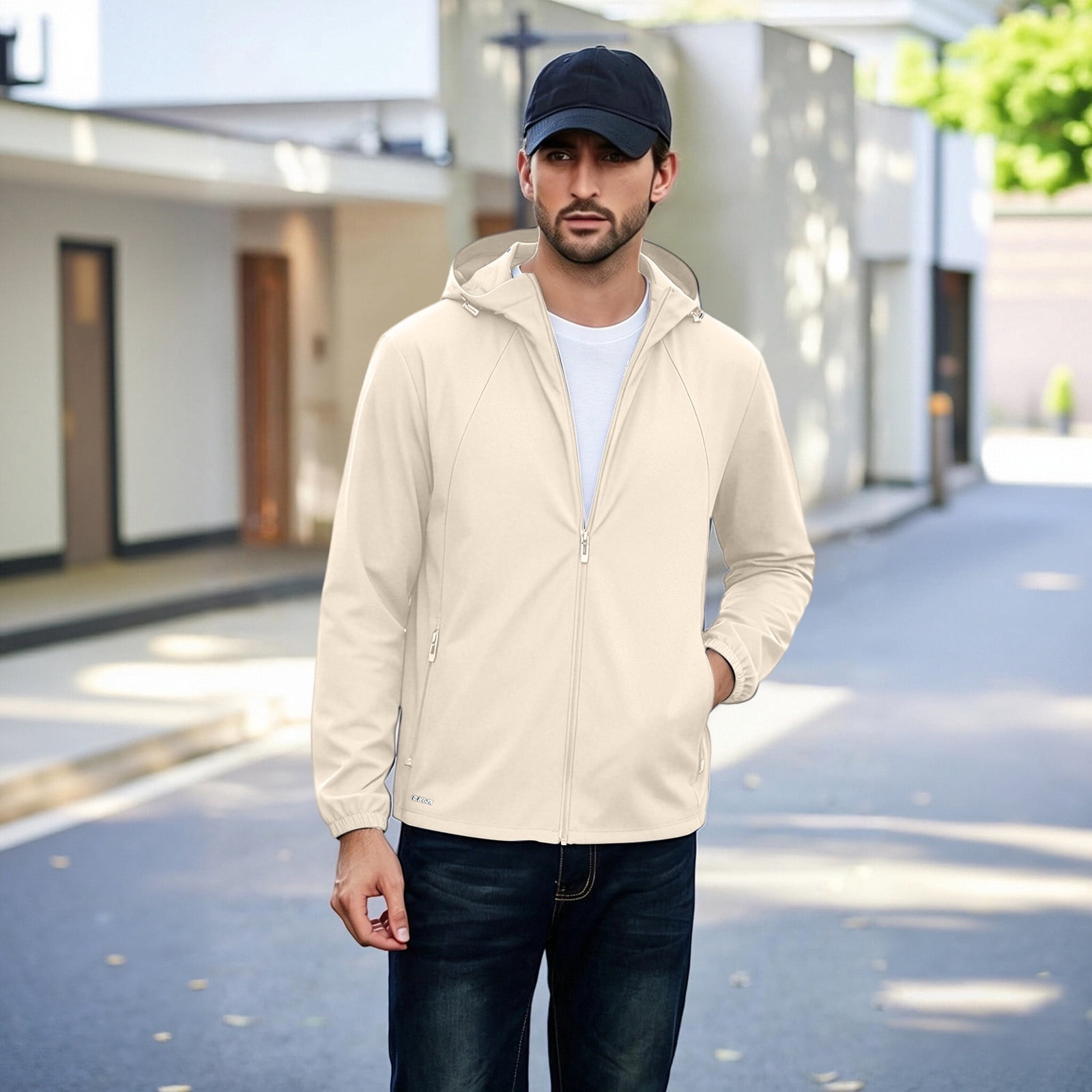 TrendOFT Sun Protection Clothing Men Sun Protection Jacket UPF 100+ Ice ...