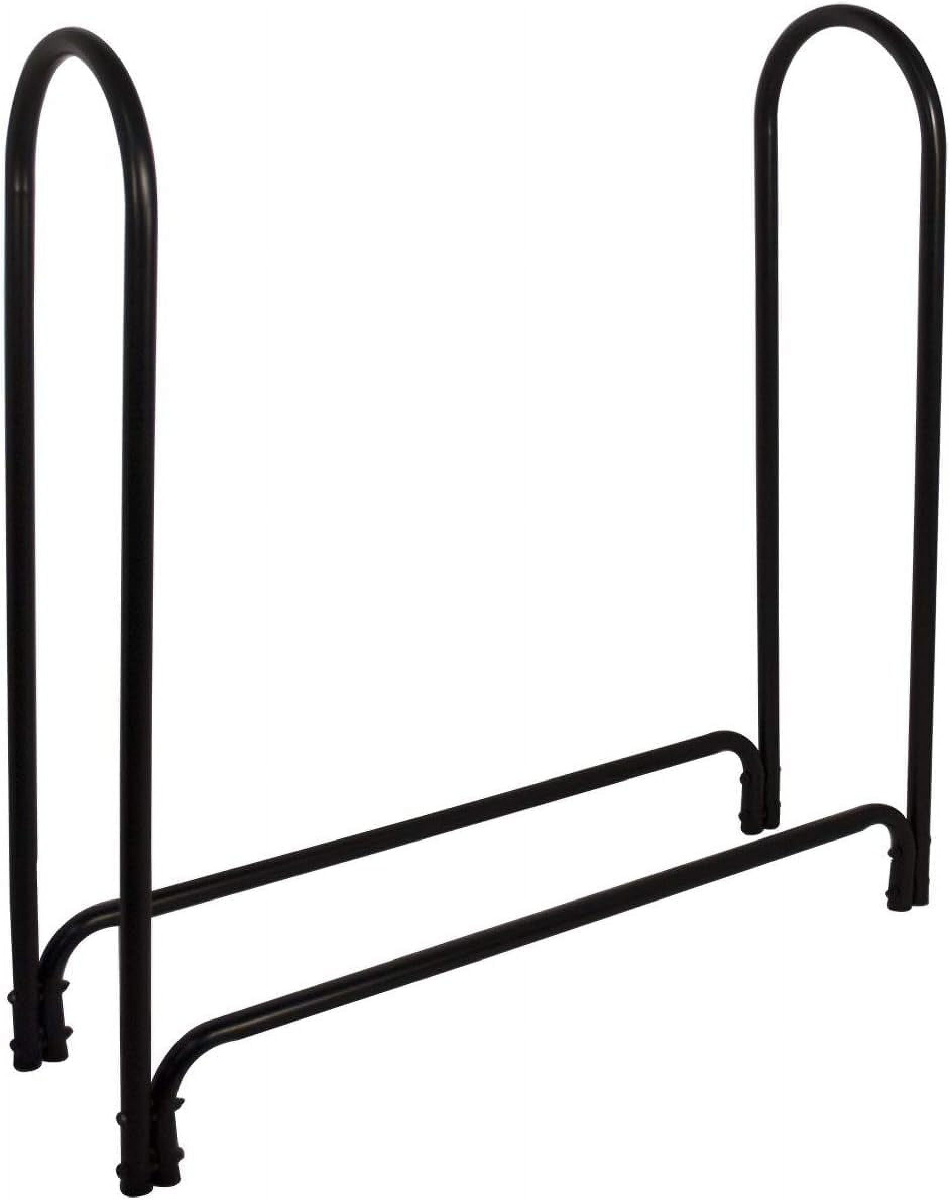 TrendSage Deluxe Outdoor Log Rack, Black, 4-Feet, Log Rack Only perfect ...