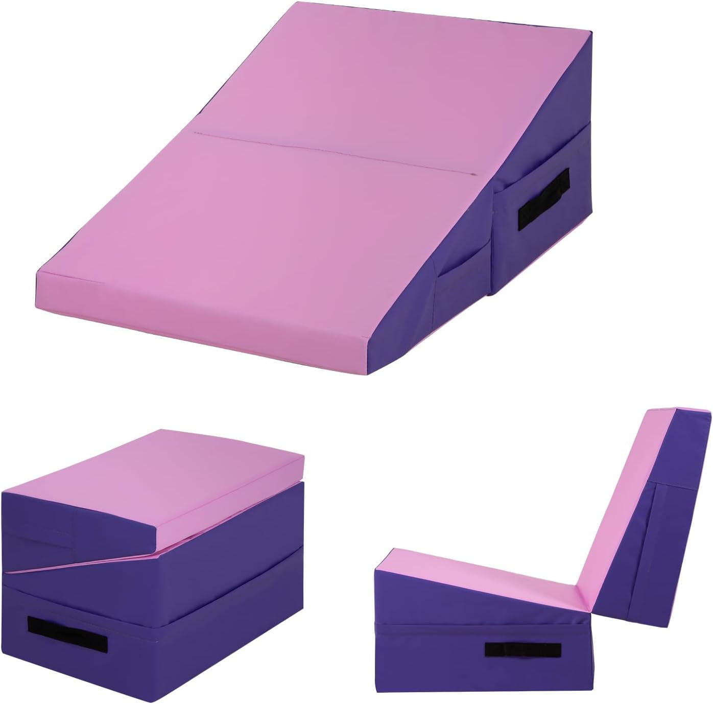 TrendSage Gymnastics Mat Incline Tumbling Mats Folding Cheese Mat for ...