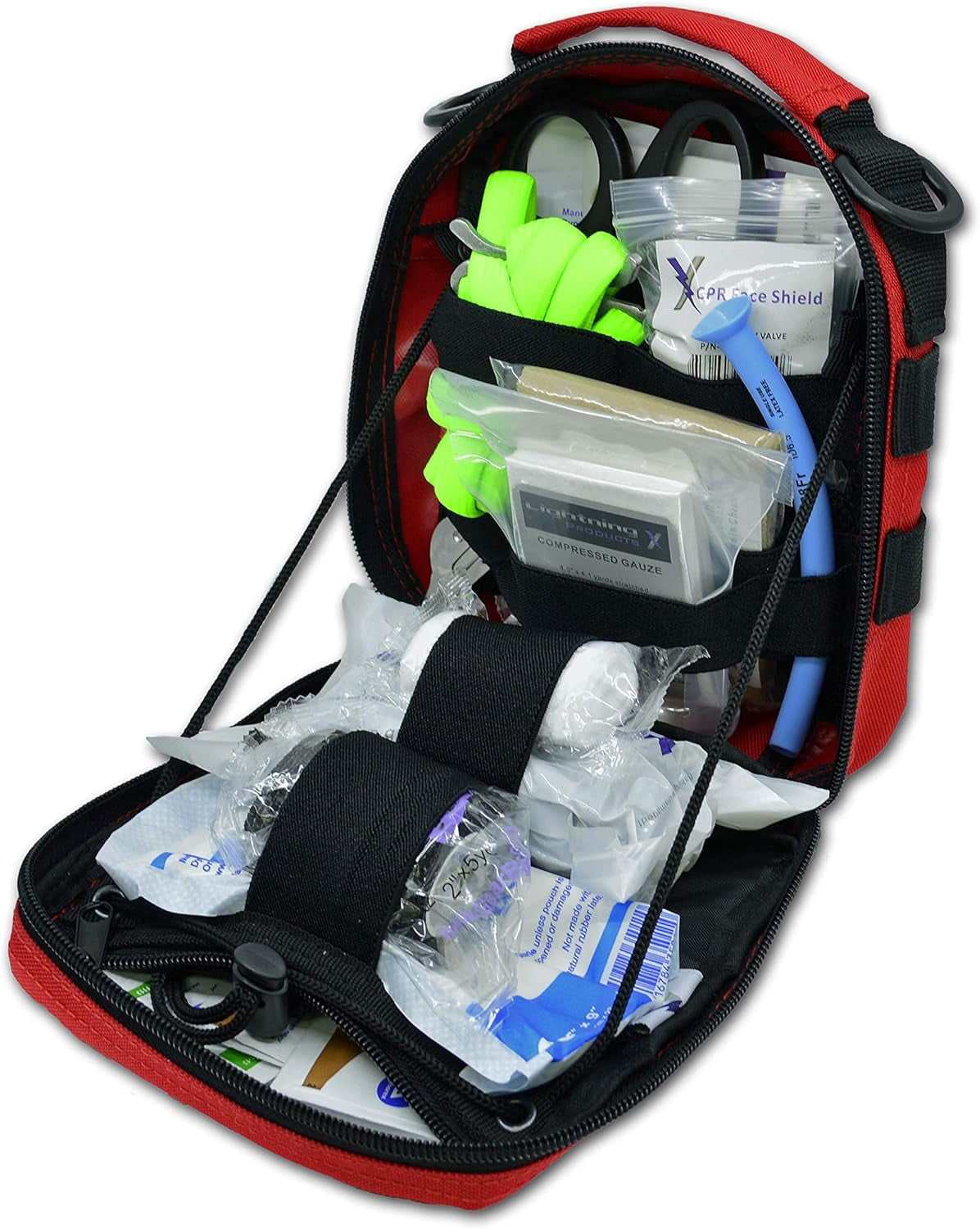 TrendSage Premium Nylon MOLLE Pouch Emergency Kit, Ideal for Tactical ...