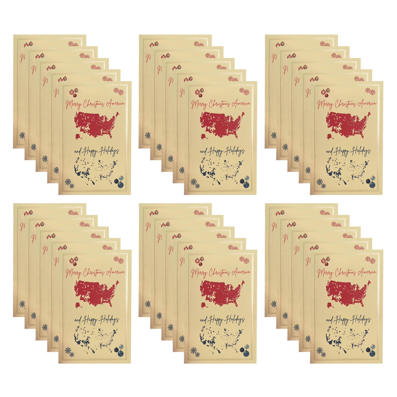 TrendTide 2024 Merry Christmas America Card 2024 Presidential Election ...