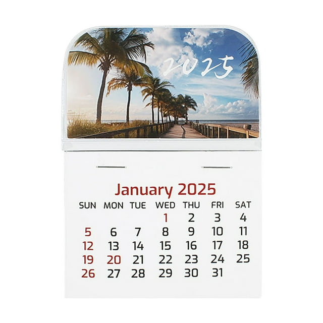 TrendTide 2025 Mini Calendar Car Calendar Small Wall Calendar 2025 ...