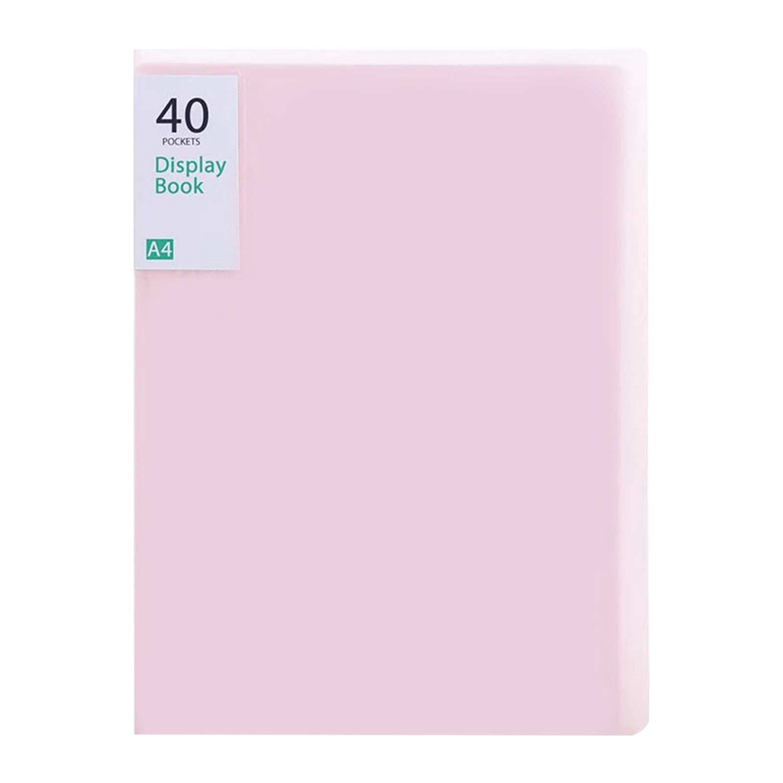 TrendTide 40 Pockets Presentation Book Portfolio Folder File Folder ...