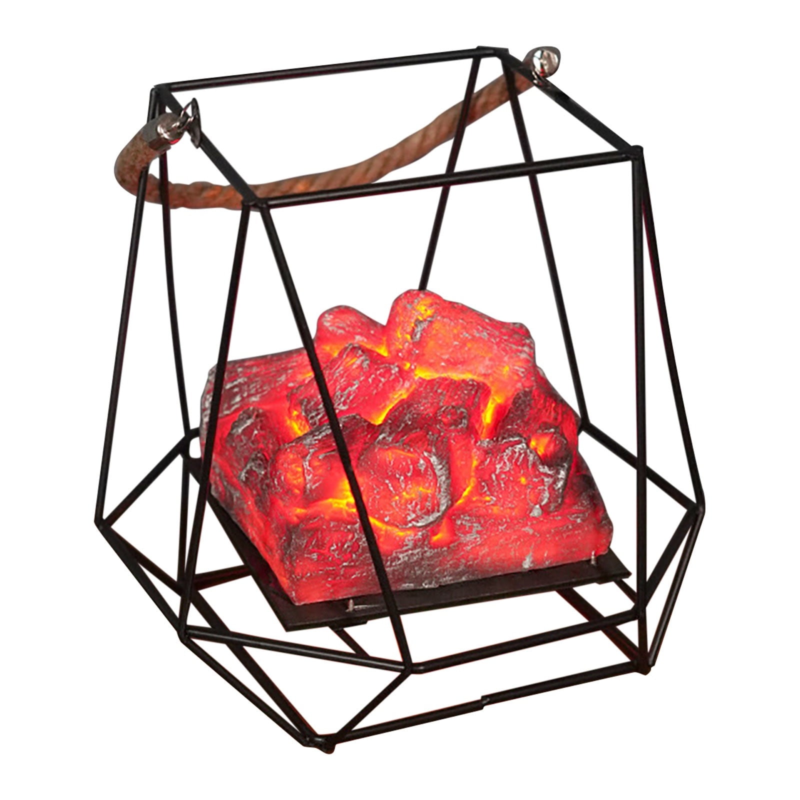 TrendTide Bonfire Lamp Flameless LED Light, Realistic Fireplace ...