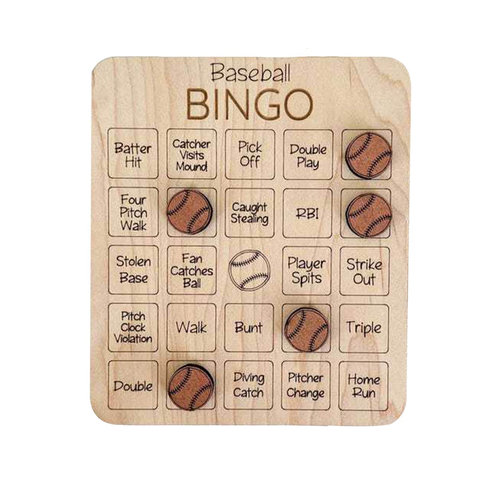 TrendTide Football Game Wooden Football Themed Game Sports Cards Family ...