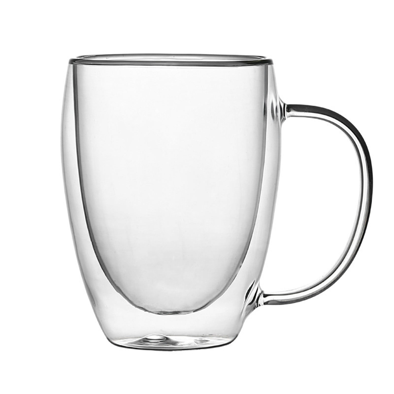 TrendTide Glass Double Wall Insulated Cups 11.84 Oz Glass Shots Cup ...