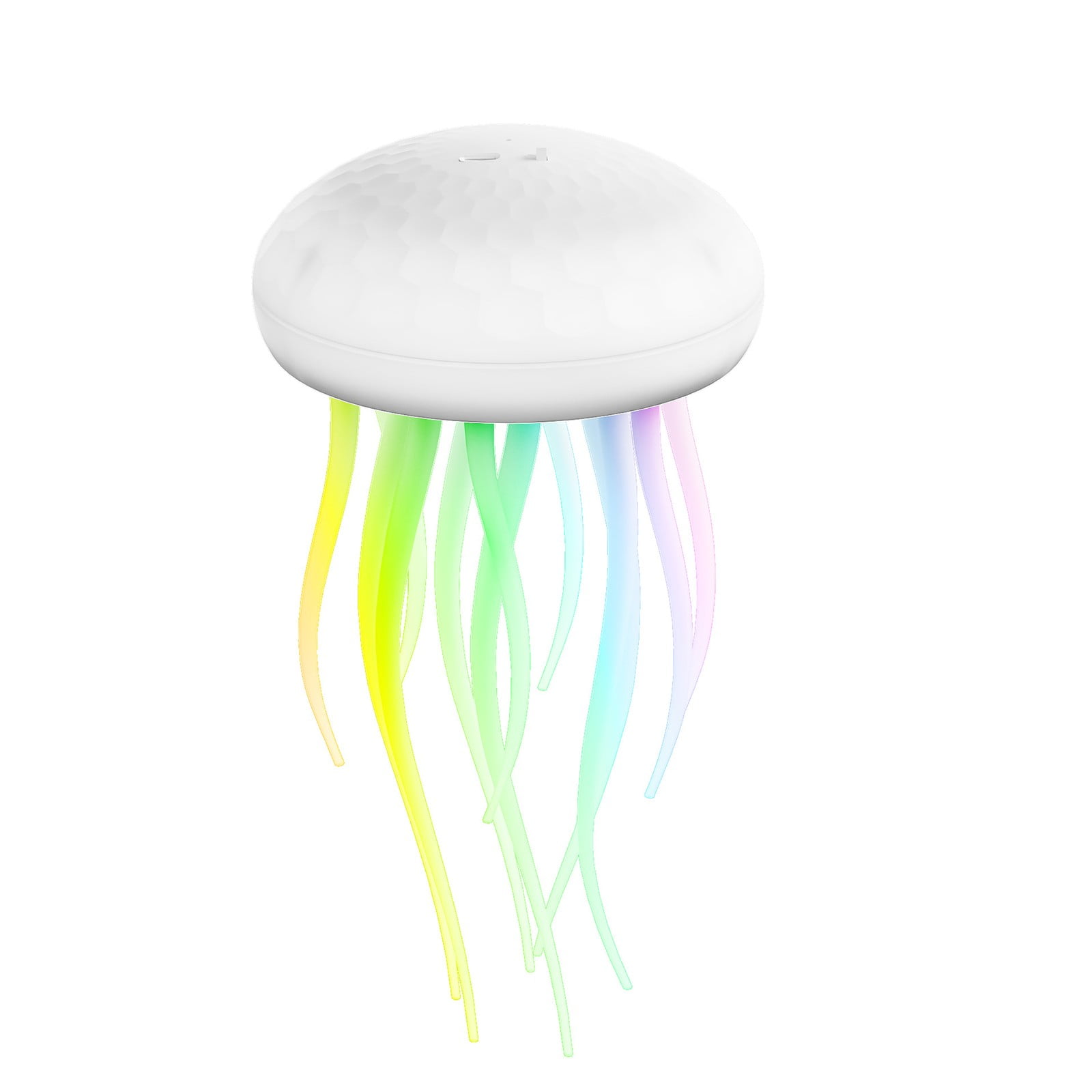 TrendTide LED Lamp RGB Gradient Jelly Fish Light Lamp Voice Control ...