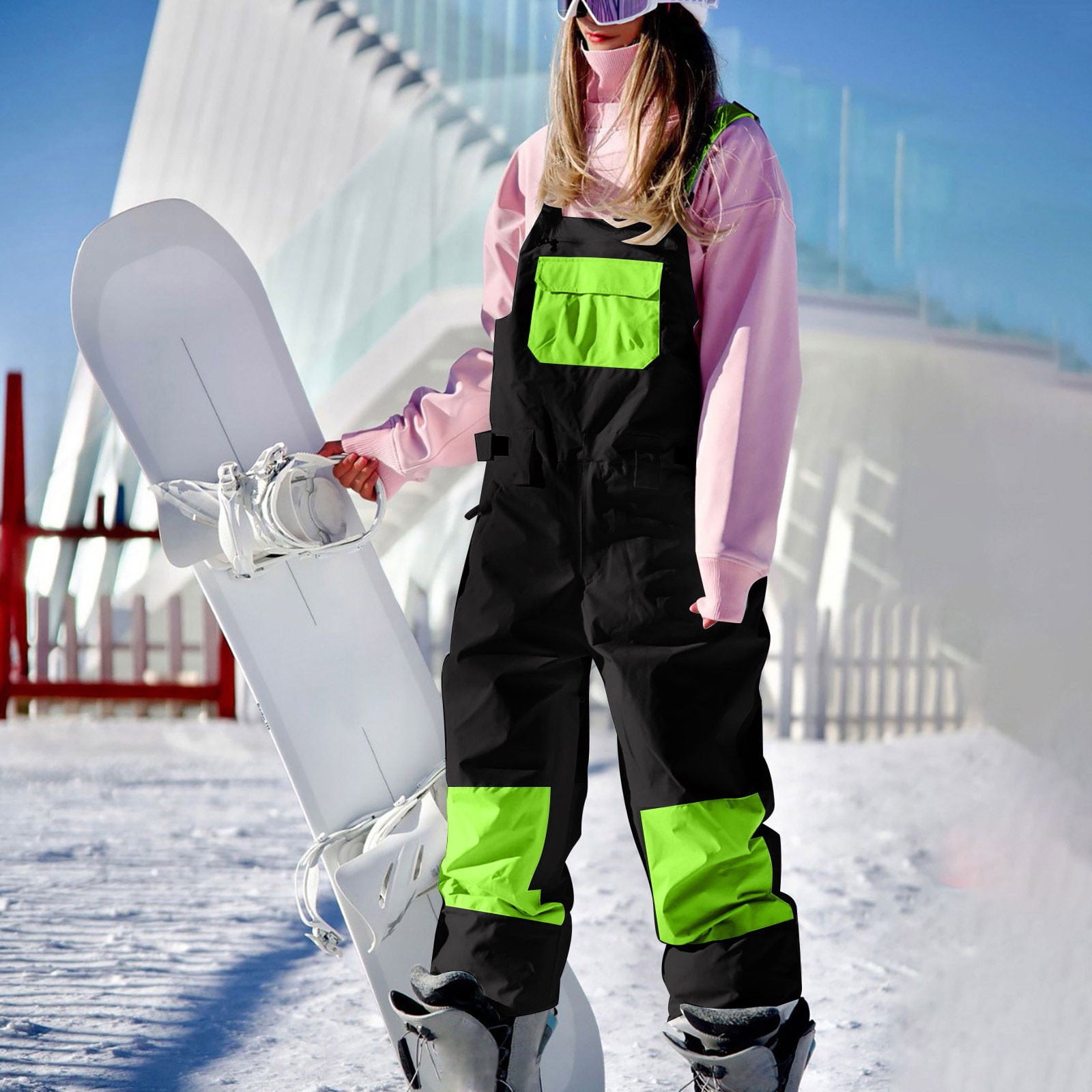 TrendVibe365 Bib Overalls for Women for Winter Space Spaceman Outfit ...