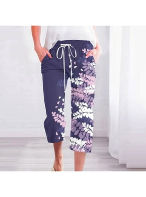 elastic waist capris