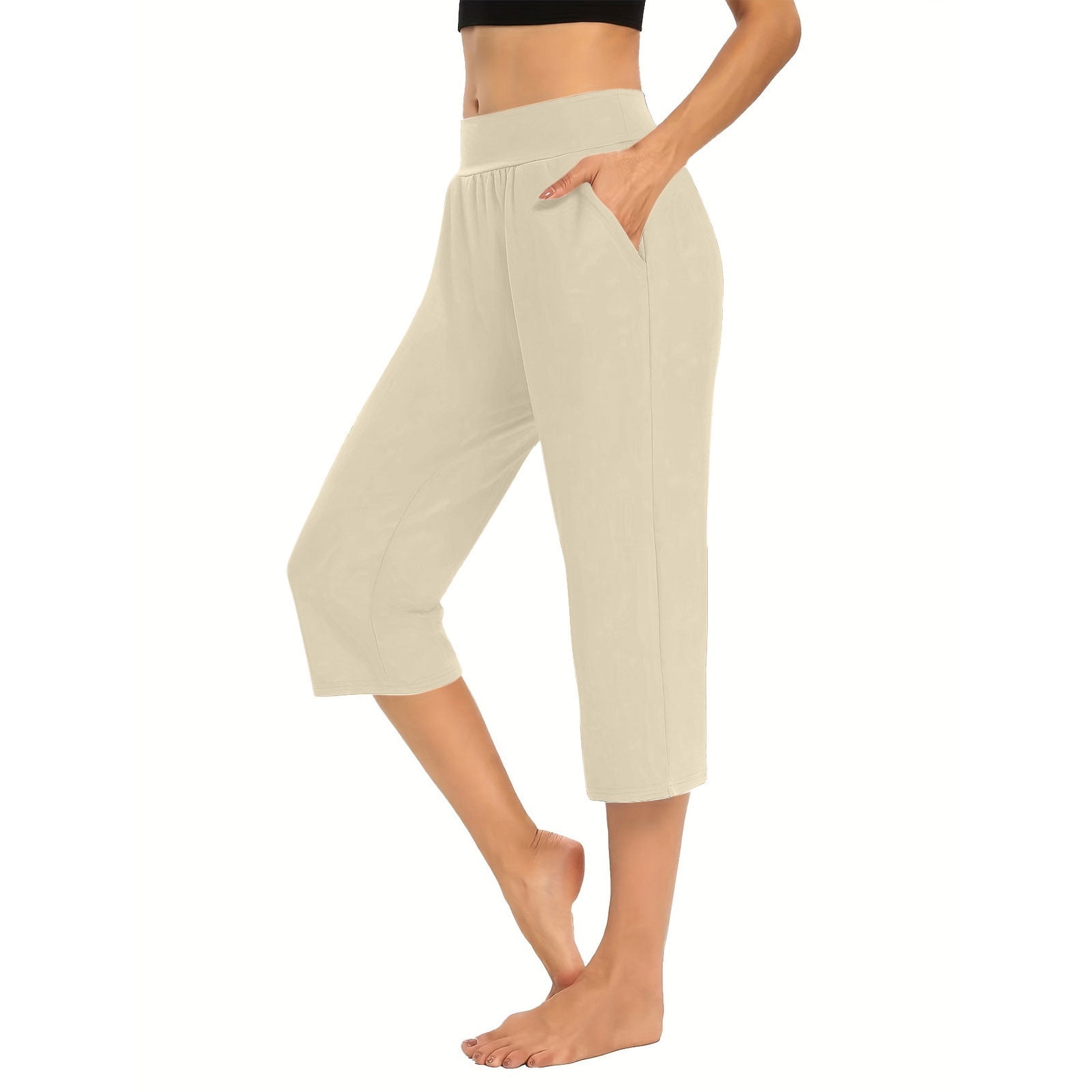 successthop Womens Capris for Summer, Ladies Capris with Pockets, Pedal ...