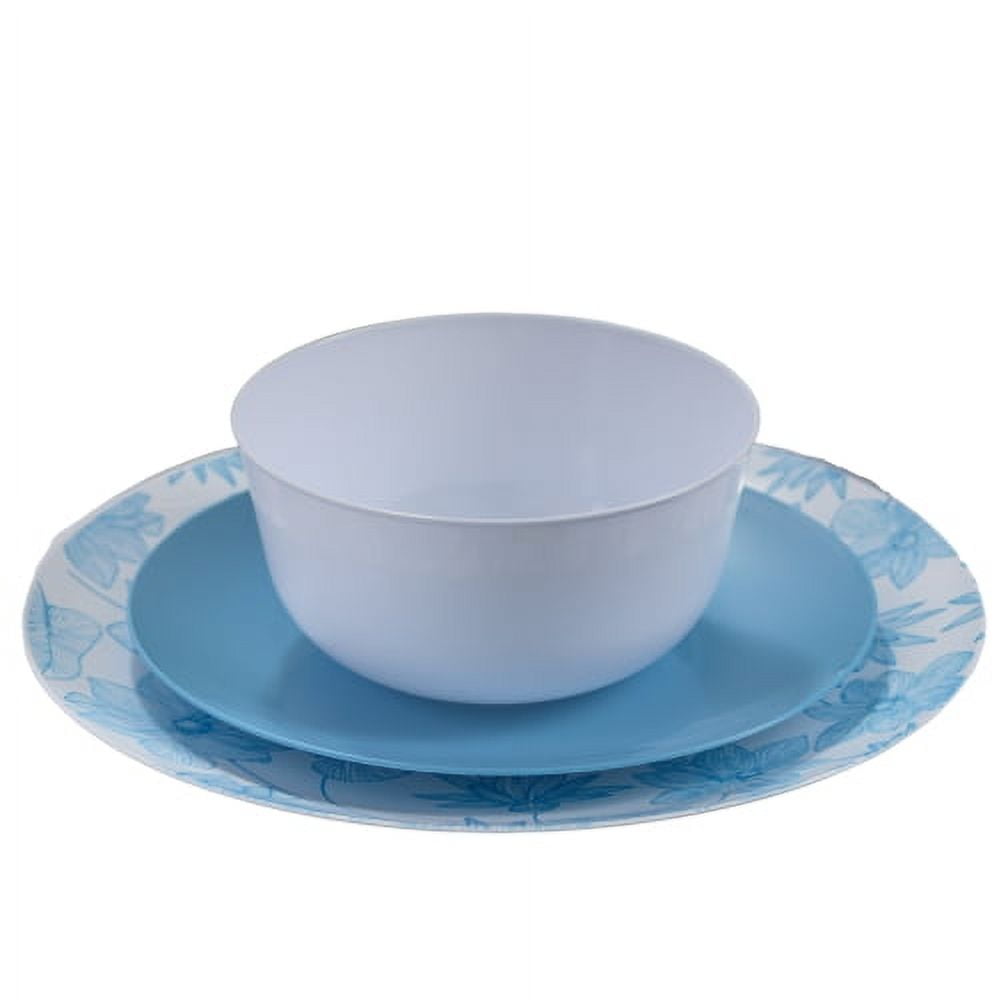 Trendables™ Wedding Plastic Dinner Plate Combo Set - Bella Design ...