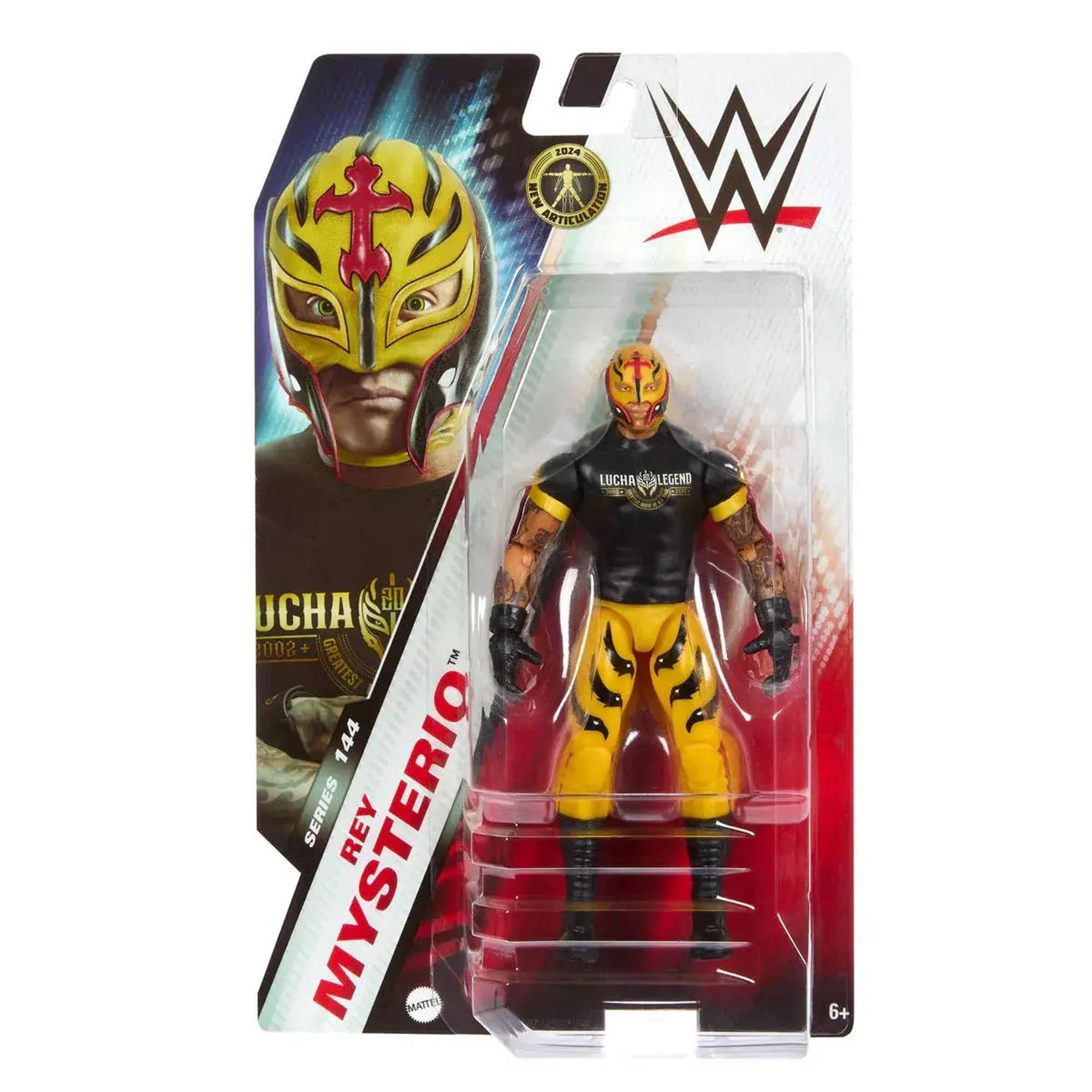 Trendhaus Basic Series 144 Rey Mysterio Wrestling Action Figure-New ...