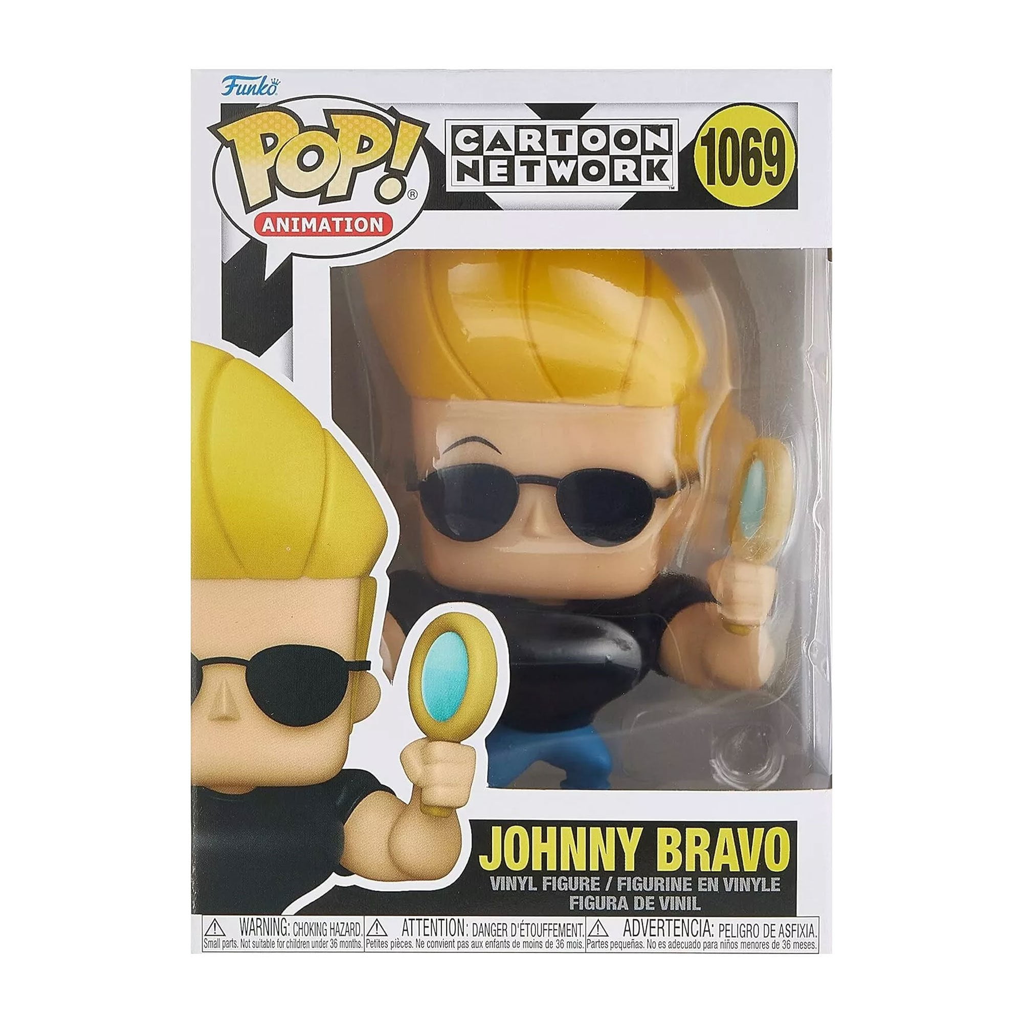 Trendhaus Cartoon Network Johnny Bravo Figure w/ Comb & Mirror w ...