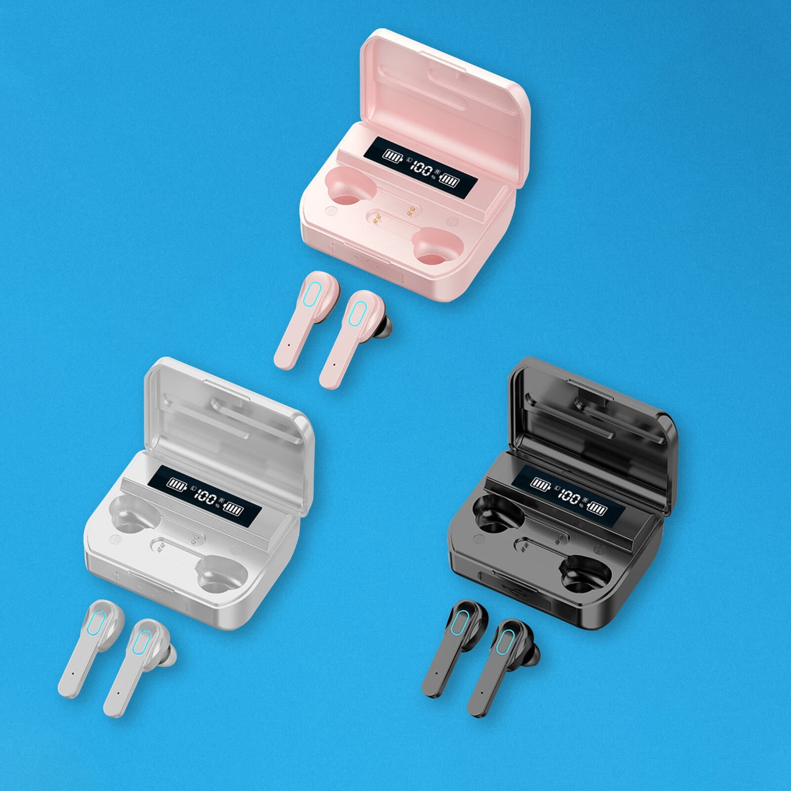 Trending, 5.3 Wireless Bluetooth Headset - In-Ear with Three True ...