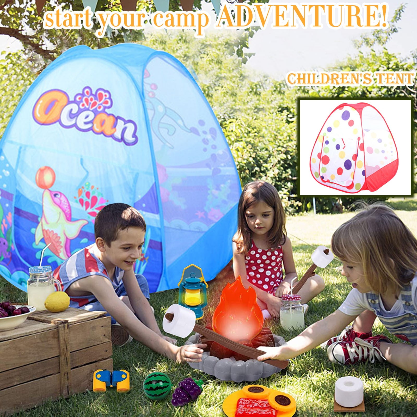 Trending Now, Educational Toy Tent, Ocean Dinosaur Pattern, Indoor Play ...