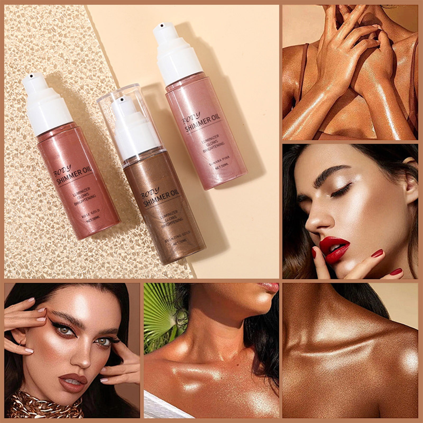 Trending Now, Glossy Oil Body Contour, Pearl Shimmer Radiance Enhancing, Fine Liquid Texture ...