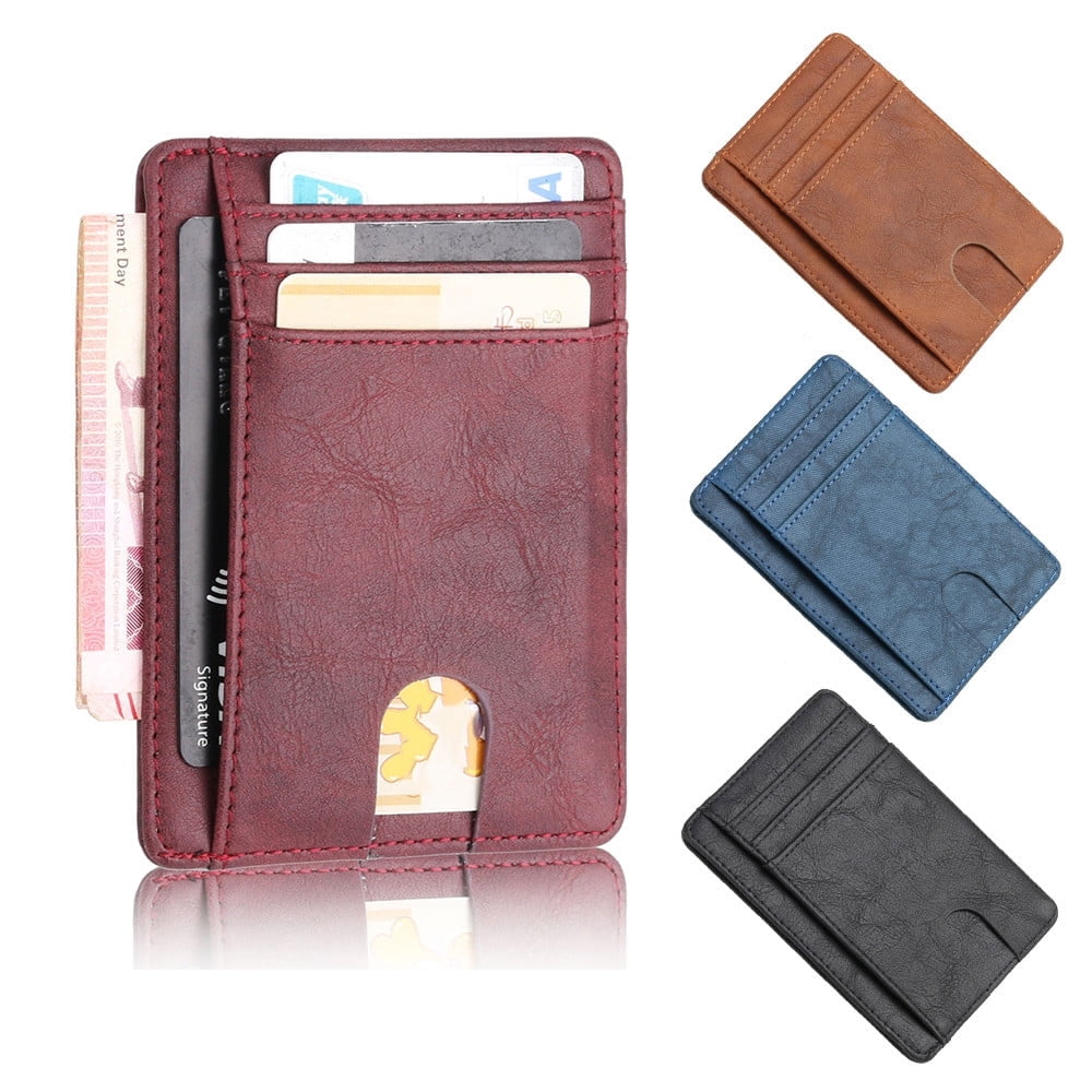 Trending Now, Men's Thin Credit Card ID Case, Genuine Leather ...