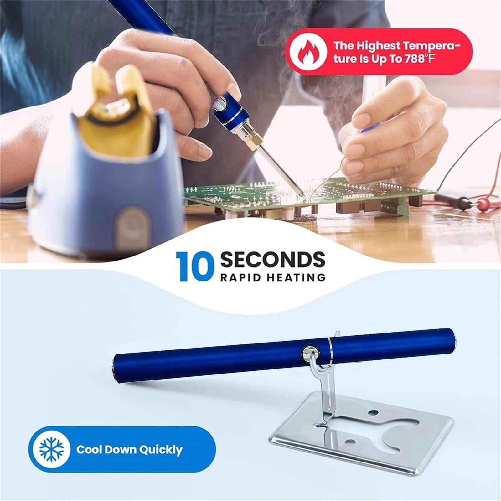 Trending Right Now, Wireless Charging Soldering Iron Kit, 1100mAh USB ...