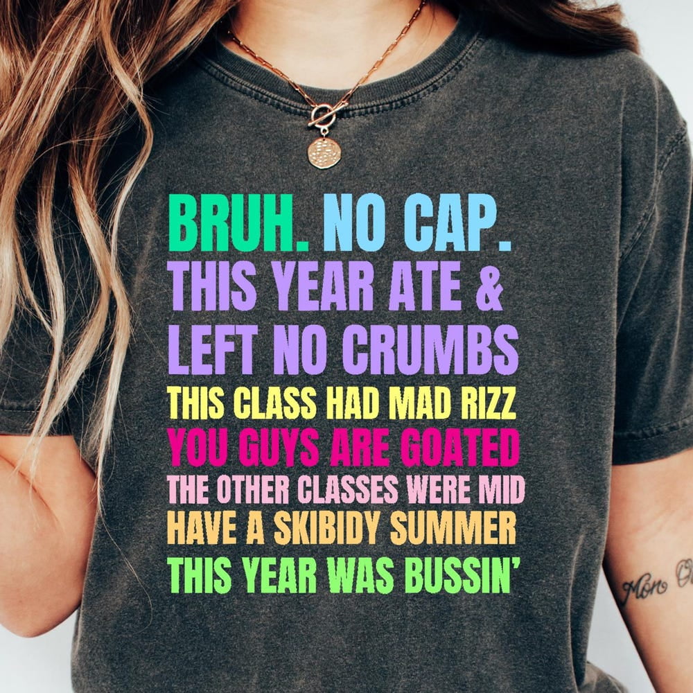 Trending Tee With Teachers Last Day Of School Shirt Gen A Slang ...