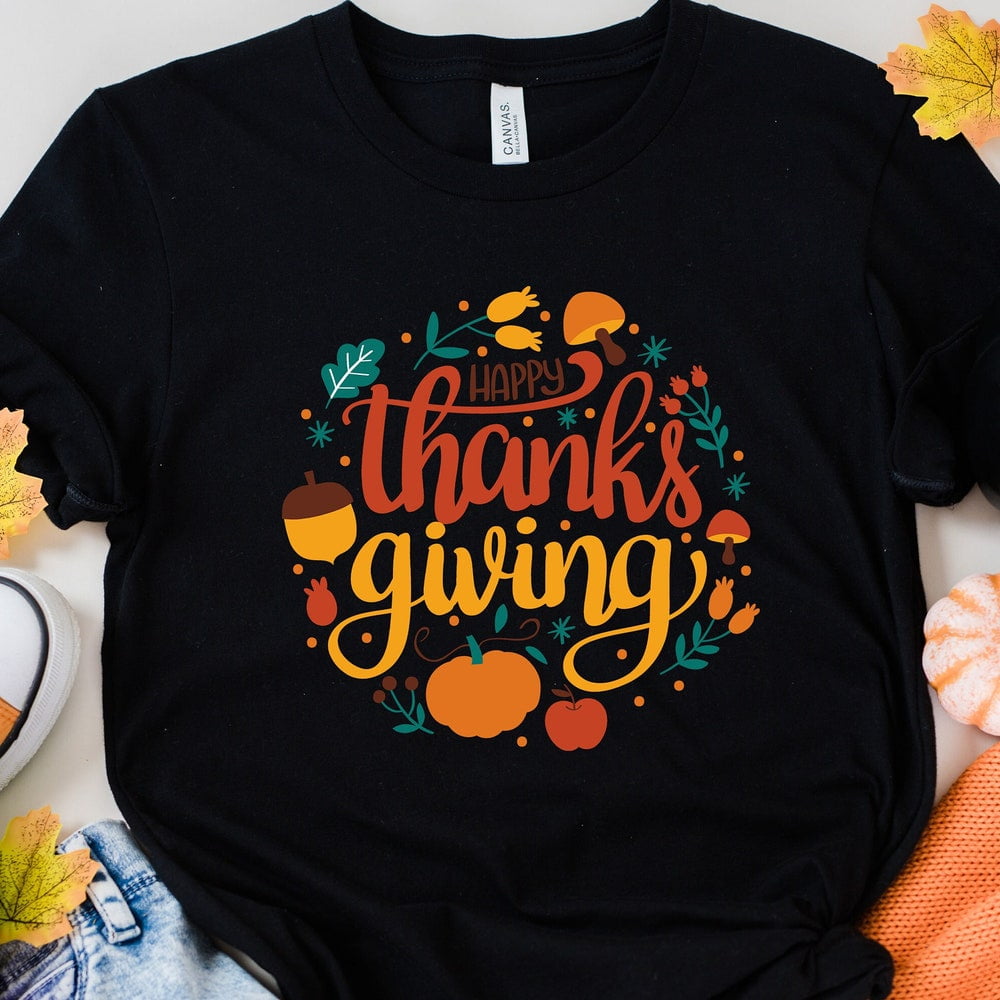 Trending Tee With Thankful,Grateful,Blessed With Turkey Shirt ...