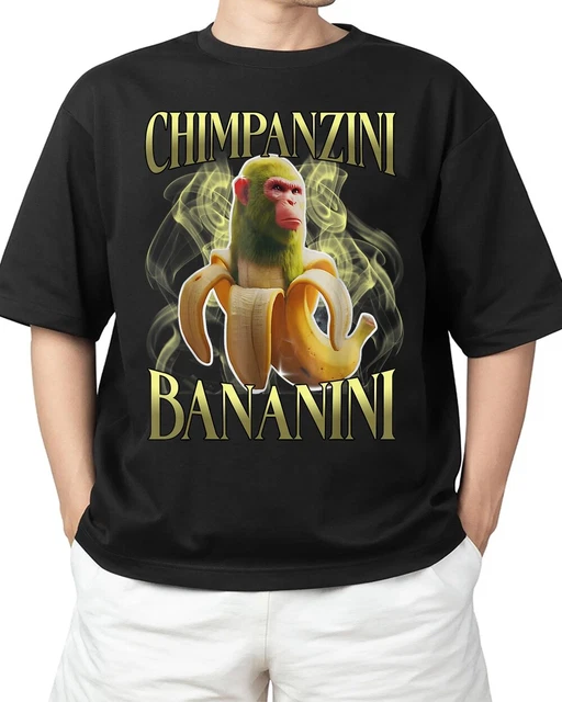 Trending Tee With Chimpanzini Bananini - Italian Brainrot T-Shirt ...