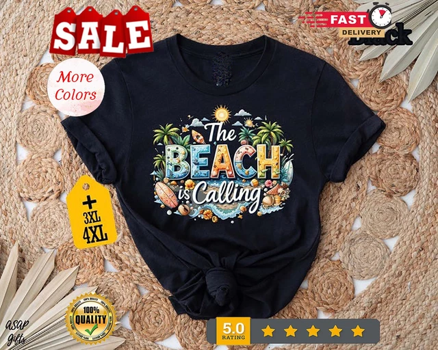 Trending Tee With The Beach Is Calling Shirt, Summer Vacation Beach ...