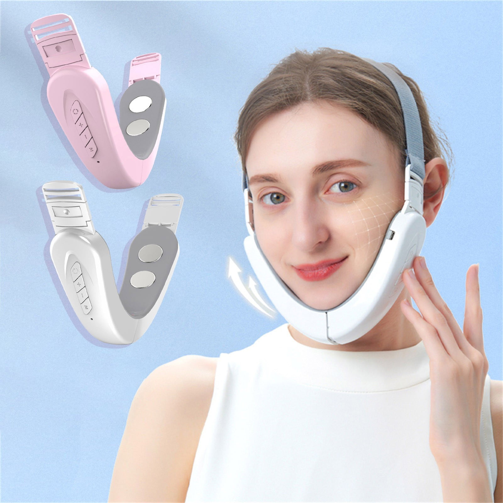 Trending, Topliu V Face Machine, 12 Gear Double Chin Reducer, Vibration ...