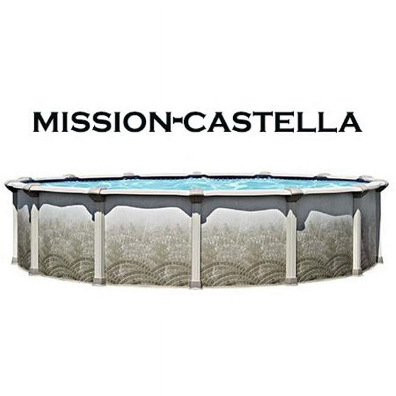 Trendium 350021775 21 ft. Round 54 in. Deep Top Ledge Mission Above ...