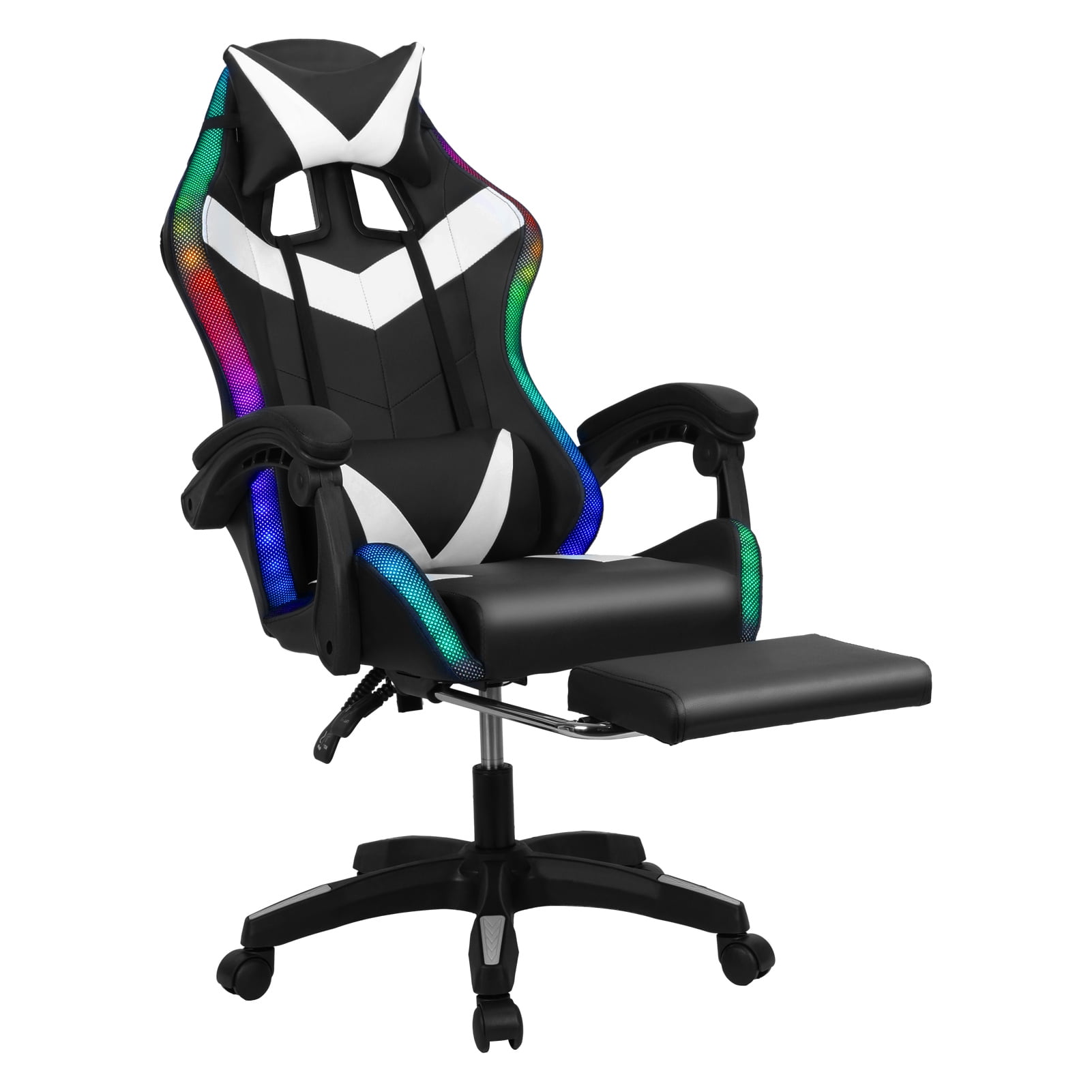 Trendix Gaming Chair, Computer Chair with Retractable Footrest 360 ...