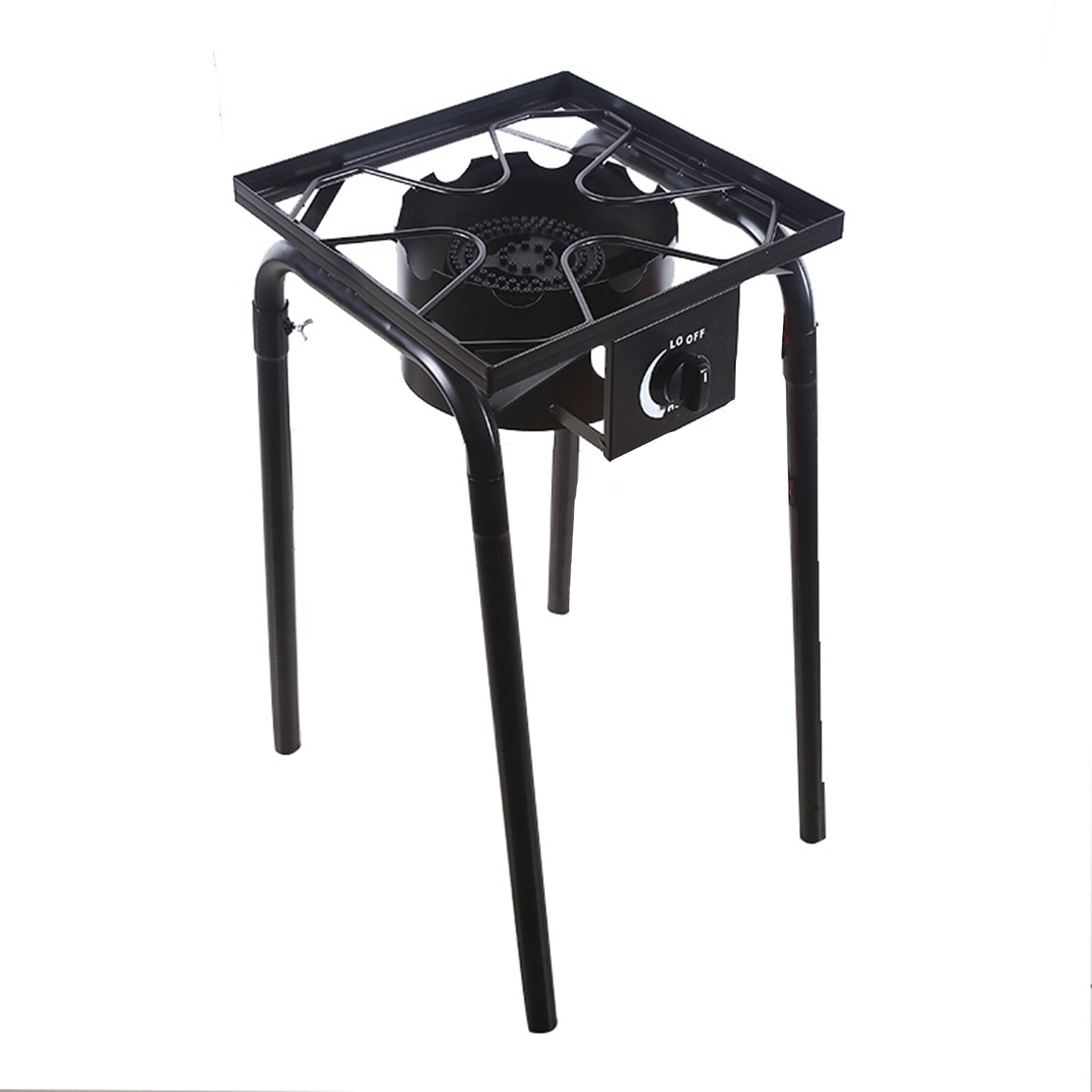 Trendix Outdoor Camping Stove, Single Burner Propane Gas Cooker w/Detachable Legs, Flame ...