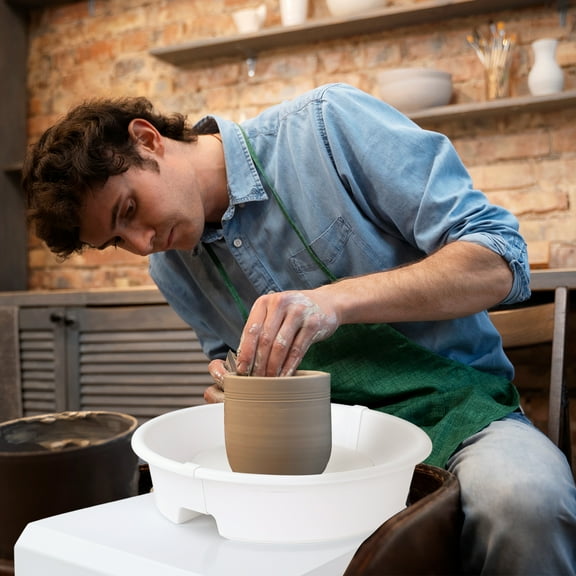 Beginner Foot Pedal Pottery Wheel Machine Adjustable Speed Pottery ...