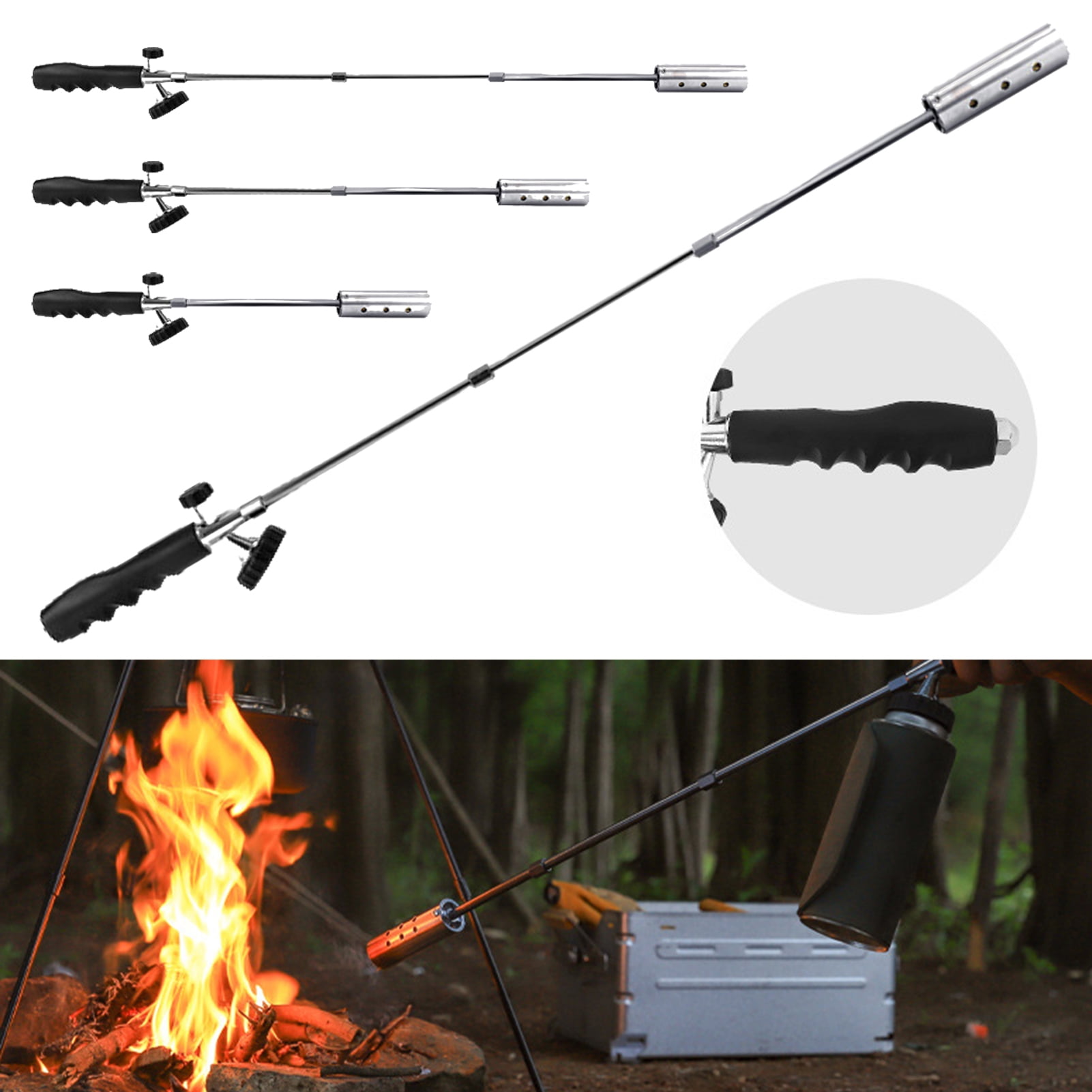 Trendix Propane Torch Burner Weed Torch, 30" Detachable Long Arm ...