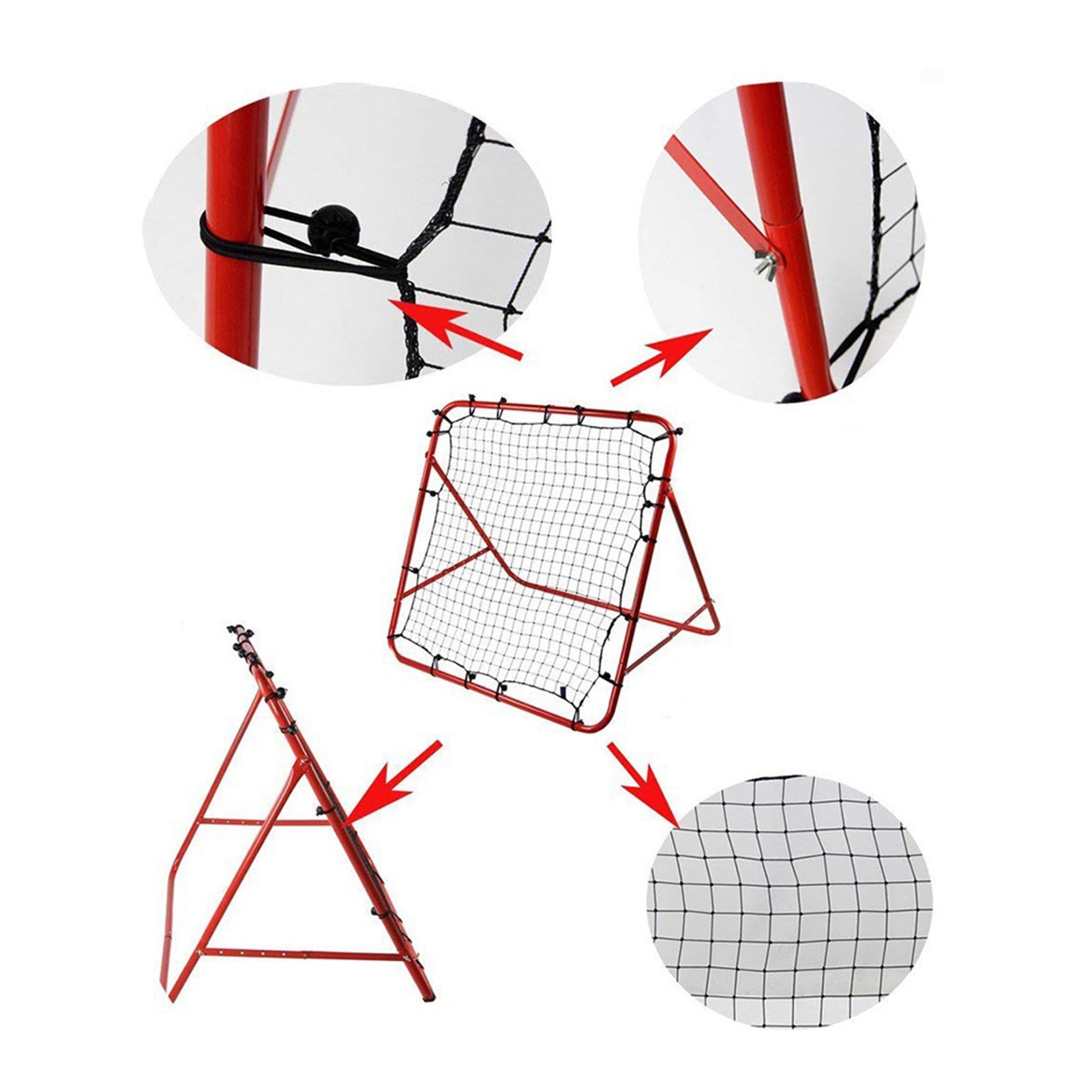 Trendix Rebound Net, Adjustable Rebound Net Portable Soccer Kickback ...