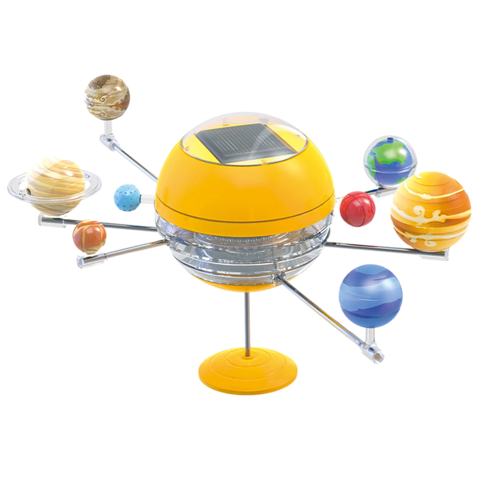 Trendix Solar Powered Solar System Toy Set with 3D Sun Planets Model ...