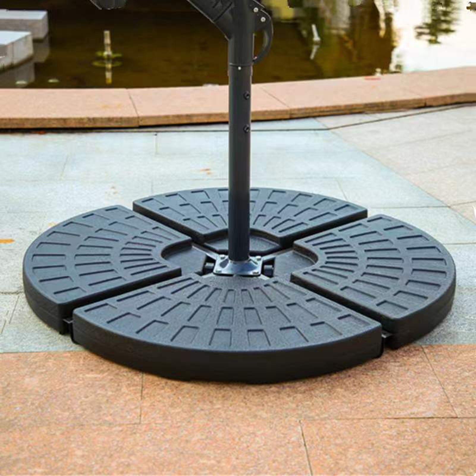 Trendix Umbrella Base 4pcs/set 200lbs Capacity Heavy Duty Umbrella ...