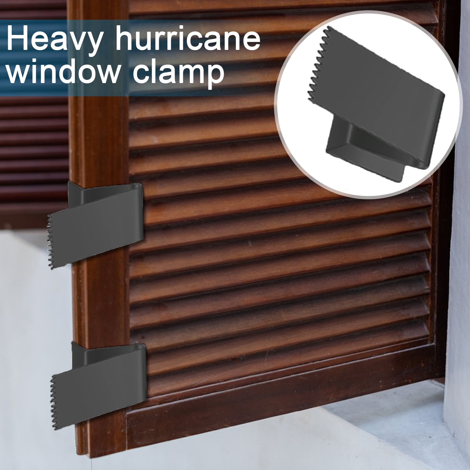 Trendix Window Panel Clamps, 16-Pack Stainless Steel Hurricane ...