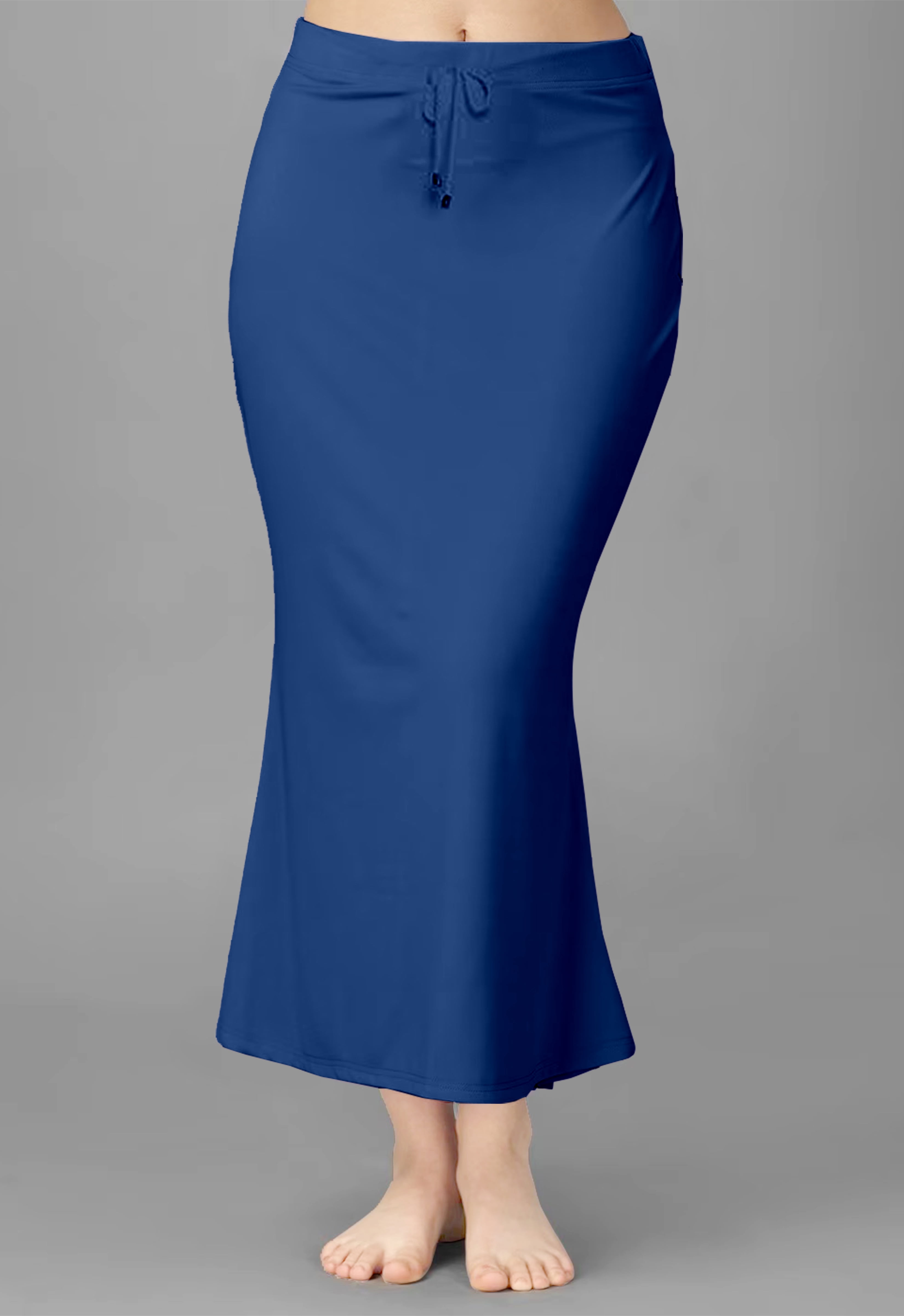 Trendmalls Lycra Spendex Saree Shapewear Petticoat for Women-P01-Blue ...