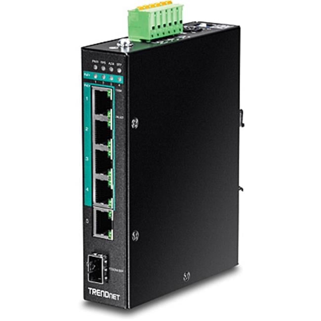 Trendnet 6-Port Hardened Industrial Gigabit POE Plus Switch Networking ...