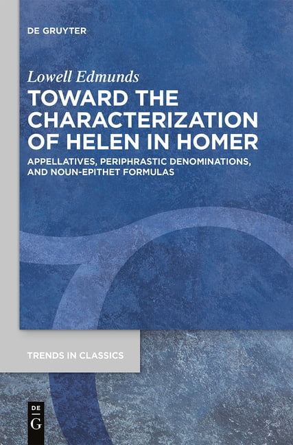 Trends in Classics - Supplementary Volum Toward the Characterization of ...