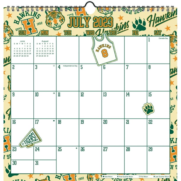 Trends International 2023-2024 Stranger Things Academic Spiral Wall ...