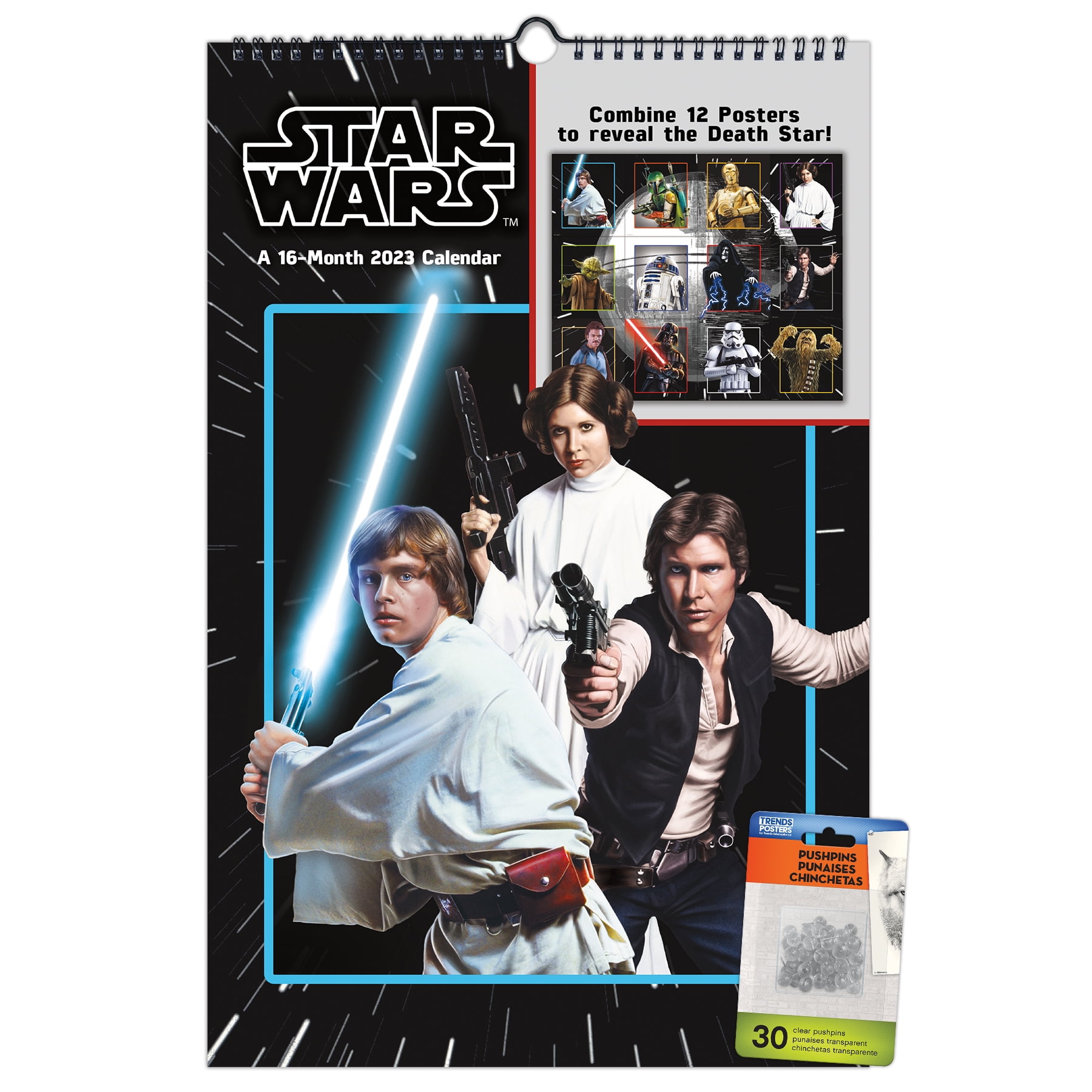 Trends International 2023 Star Wars: Saga Oversized Poster Calendar ... Trends International 2023 Star Wars: Saga Oversized Poster Calendar ...